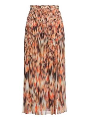 Isabel Marant Étoile Multicolored Printed Midi Skirt - Brown