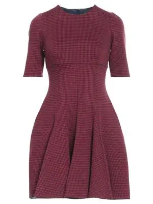 Dolce & Gabbana Houndstooth Jersey Dress - Red