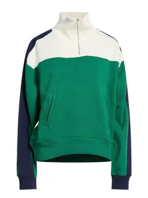 Rag & Bone Fleece Sweatshirt With Embroidered Logo - Green