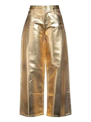 GANNI Wide-leg Jeans - Brown