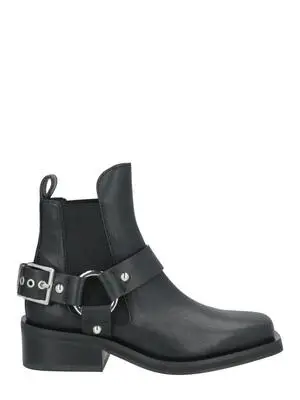 GANNI Buckled Chelsea Boots - Black