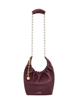 Loewe Small Squeeze Bag In Nappa Lambskin - Red