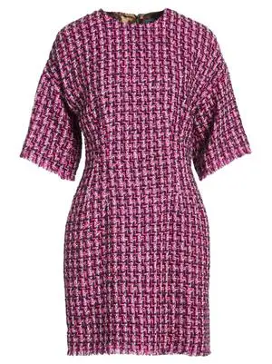 DOLCE & GABBANA Dolce & Gabbana Multicolor Metallic Tweed Dress