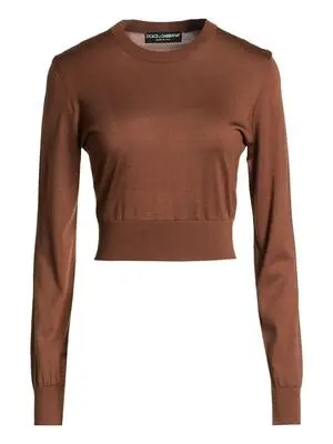 Dolce & Gabbana Lightweight Knit Jumper - Brown