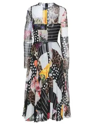 DOLCE & GABBANA Dolce & Gabbana Paneled Long Sleeve Dress