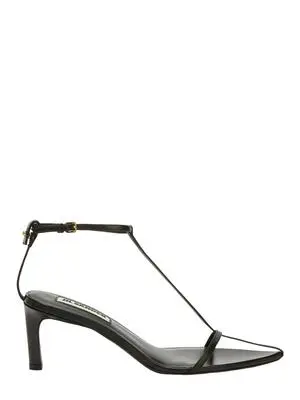 JIL SANDER Jil Sander T-Bar Ankle Strap Sandals