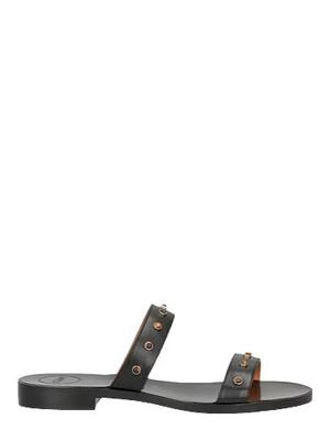 Chloé Wide-strap Slippers - Black