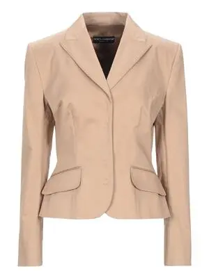 Dolce & Gabbana Single-breasted Stretch Jacket - Nude