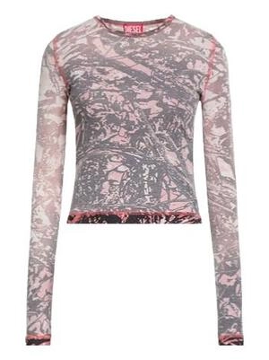 DIESEL® Printed Long-sleeve T-shirt - Gray