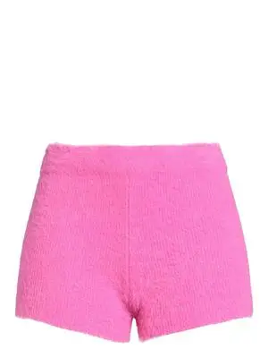 JACQUEMUS Jacquemus Plain Color Brushed-Felt Shorts