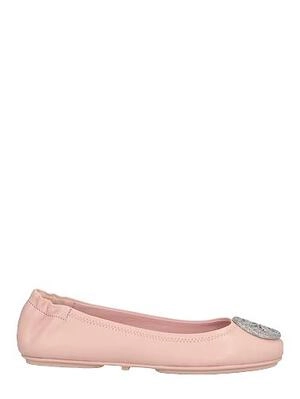 Tory Burch Ballerina Flats With Crystal Embellishment - Pink