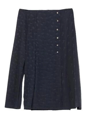 Chloé Printed Midi Skirt - Black