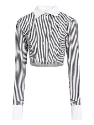 Sportmax Sportmax Striped Long Sleeve Shirt White