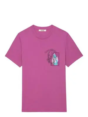 Zadig&Voltaire Voltaire Ted Photoprint T-shirt - Pink