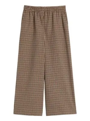 MAX MARA Weekend Max Mara Houndstooth Wide Leg Pants