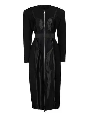 Dolce & Gabbana Single-breasted Wool Coat - Black