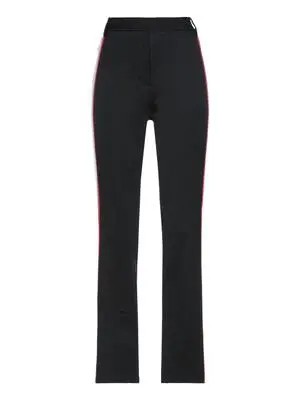 Burberry Straight-leg Trousers With Side Seam Stripes - Black