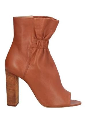 Chloé Open-toe Ankle Boots - Brown