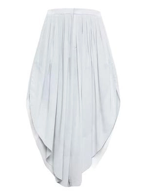 Chloé Pleated Crepe Divided Skirt With Built-in Shorts - White