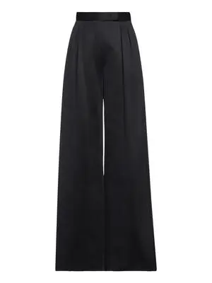 Max Mara Loose Jersey Wide-leg Trousers - Black