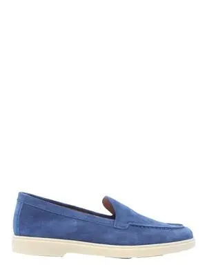 Santoni Santoni Logo Moulded Loafers Blue