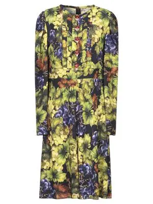 Dolce & Gabbana Floral Print Dress - Multicolor