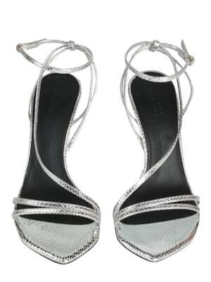 Isabel Marant Étoile Slingback Sandals With Snakeskin Print - Black