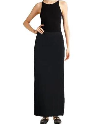 Max Mara Max Mara Fitted Midi Skirt Black