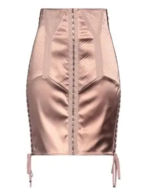 DOLCE & GABBANA Dolce & Gabbana Lace & Satin Pencil Skirt