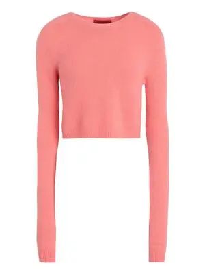 MAXCO. Max&co. Long-sleeved Crew Neck Knit Sweater - Pink