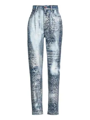 Dolce & Gabbana Two-tone Mid-rise Jeans - Blue