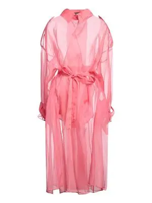 Dolce & Gabbana Organza Belted Jacket - Pink