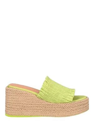 GANNI Espadrille Wedge Sandals - Nude