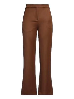 Tory Burch Wool Bootcut Trousers - Brown