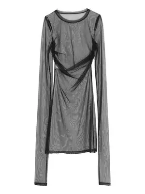 DOLCE & GABBANA Dolce & Gabbana Sheer Long Sleeve Mesh Top