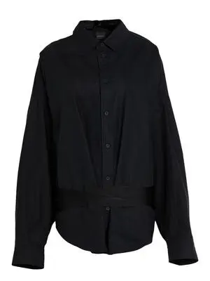 Balenciaga Balenciaga Long Sleeve Shirt With Tie Back Black