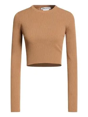 Max Mara Long-sleeved Sweater Nude