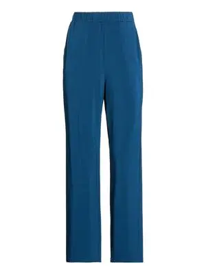 Max Mara Stretch Wide-leg Pants Blue