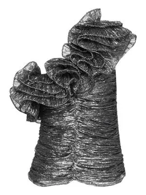 ISABEL MARANT ÉTOILE Isabel Marant One Shoulder Ruffled Organza Top