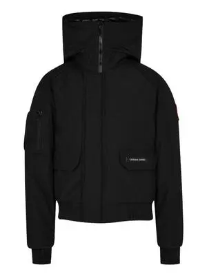 CANADA GOOSE Canada Goose Down Jacket With Hood And Logo Patch