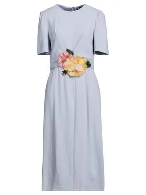 DOLCE & GABBANA Dolce & Gabbana Midi Dress With Floral Appliqué