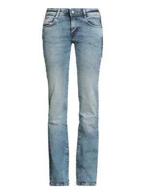 DIESEL® Mid-rise Straight Leg Jeans - Blue