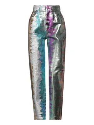 Dolce & Gabbana Metallic Mom Jeans - Multicolor