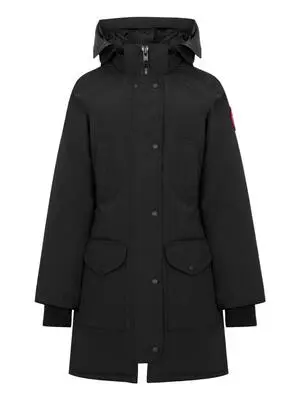 Canada Goose Logo Patch Down Parka - Black