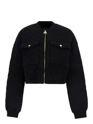 Barbour Quilted Bomber Jacket - Black