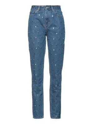 GANNI Ganni Slim-Fit Embellished Jeans