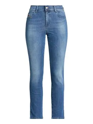 DIESEL® Straight-leg Faded Denim Jeans - Blue