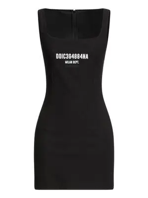 Dolce & Gabbana Jersey Bodycon Dress - Black