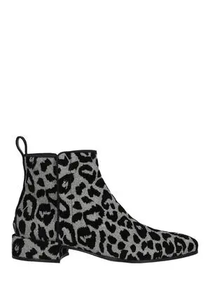 DOLCE & GABBANA Dolce & Gabbana Leopard-Print Ankle Boots