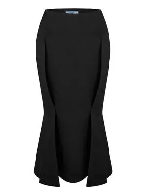 PRADA Prada Panelled Midi Skirt